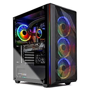Skytech Chronos Gaming PC Desktop - AMD Ryzen 9 3900X, RTX 3080 10GB, 16GB DDR4, 1TB Gen4 SSD, 360mm AIO, 850W, Black