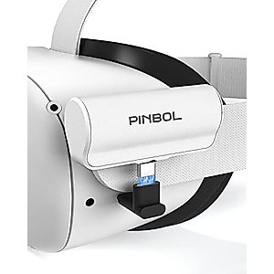 PINBOL Power Bank Battery Pack for Oculus Quest and Quest 2, Portable and Fast Charging Extended Battery, Lightweight Battery Pack for Extra Play Time, 3300mAh