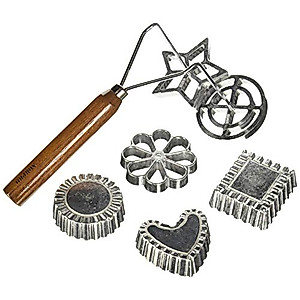 Norpro Rosette/Timbale, 7 Piece Set, Stainless Steel, One Size