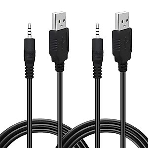 SCOVEE USB to 2.5mm Male AUX Audio Jack Charging Cable for JBL Synchros S300 S300I S300a S400BT J56BT E40BT E30 E40 E50BT S500 S700 Headphones Stereo Power Wire for JBL Charger Cord