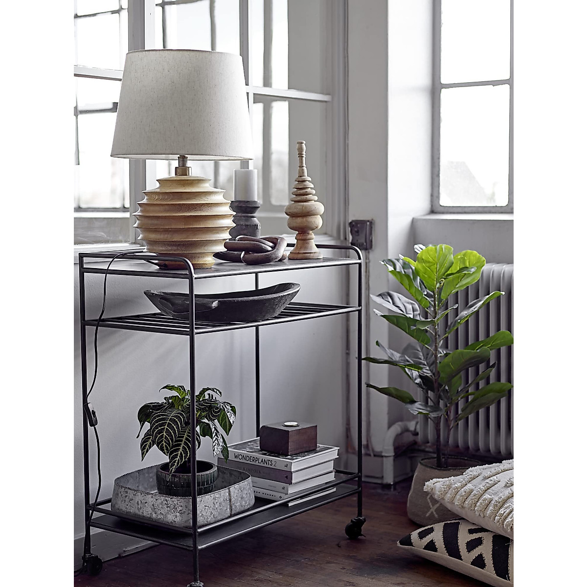 Creative Co-Op Reclaimed Wood 3 Links Chain, Natural