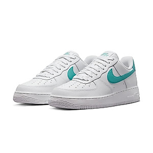Nike Womens WMNS Air Force 1 Low DD8959 101 White/Washed Teal - Size 7.5W