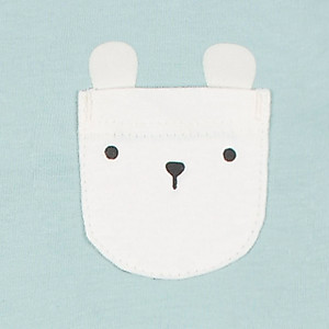 Gerber Baby Boys' 2-Pack Long Sleeve Jumpsuit, Blue Polar Bear, 3-6 Months