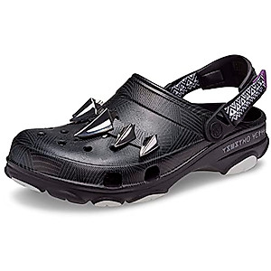 Crocs Unisex Marvel Superhero Clogs, Spiderman, Black Panther and Captain America Shoes, Multi, Numeric_8 US Men