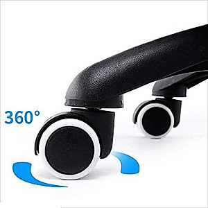 ZLBYB Furniture Mid-Back Black Mesh Multifunction Executive Swivel Ergonomic Office Chair with Adjustable Arms