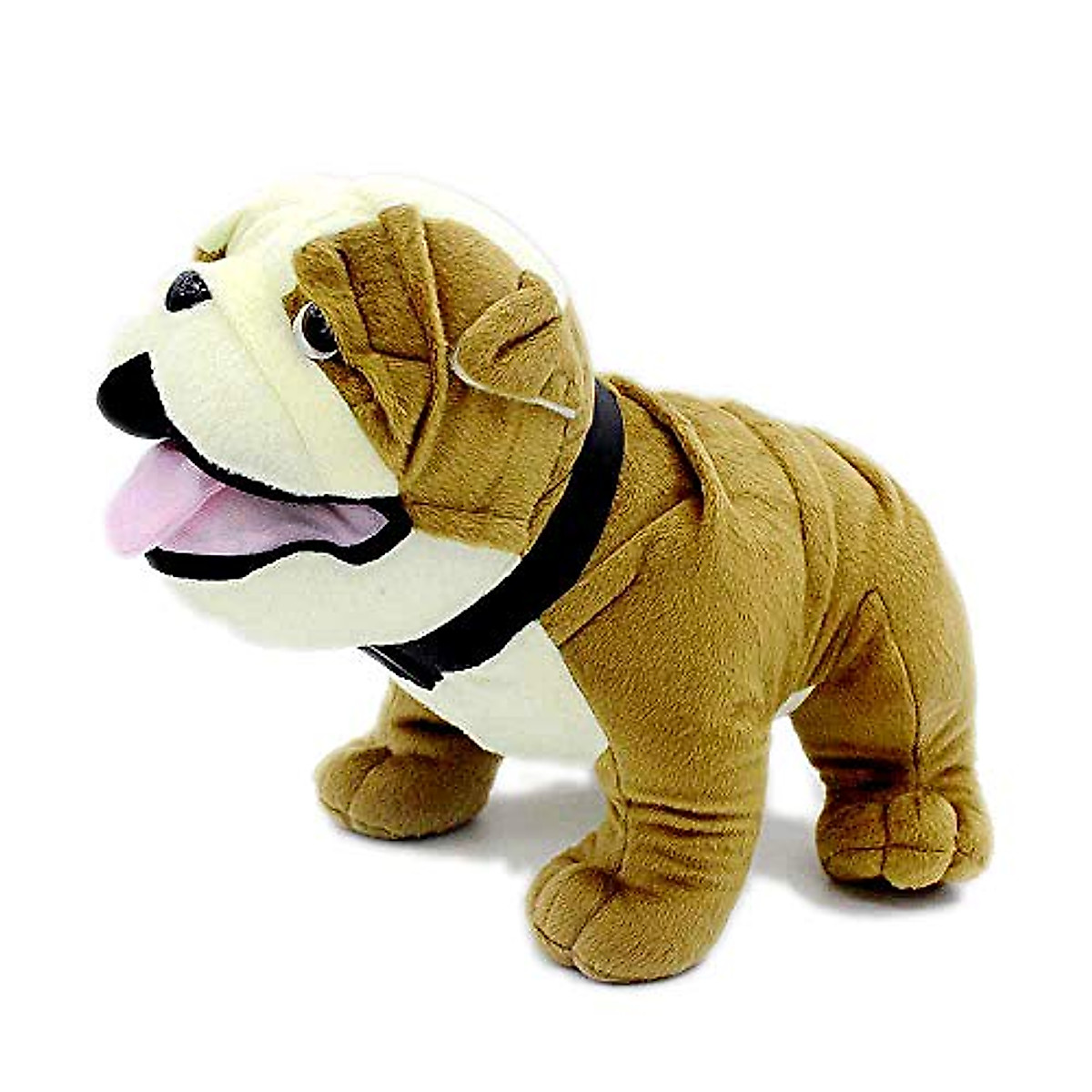VACHICHI Cute Stuffed Animal Bulldog Teddy 12 Inch Lifelike Plush Toy Puppy, 12" English Bulldog