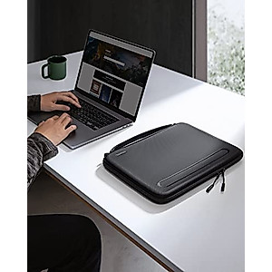 Tomtoc Laptop Case, Portable Electronic Device Cover, Protective Case for 14-Inch MacBook Pro and MacBook Air with Hard Shell, Ultra-Slim and Easy to Carry