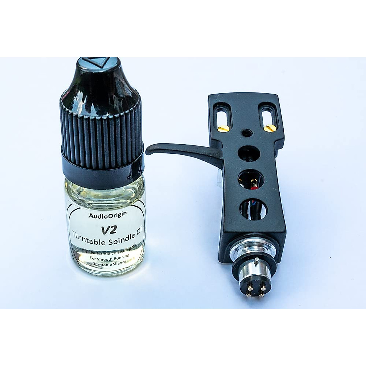 Black, Headshell, AT-VM95, Cartridge, Stylus, Oil for Technics SL-1200, SL-1210, SL-1600, SL-1610, SL-1700, SL-1710, SL-1800, SL-1810