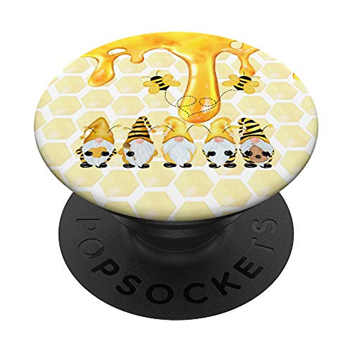Cute Gnomes Funny Halloween Bumble Bee Gnomes Gifts PopSockets PopGrip: Swappable Grip for Phones & Tablets