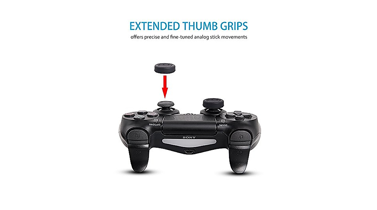 PS4 FPS Accessories Kit - Enhance Accuracy & Control
