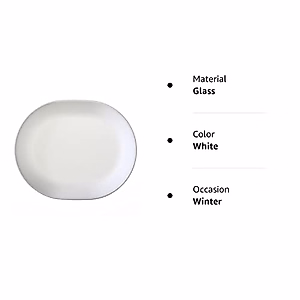 Corelle Livingware Winter Frost White 12-1/4" Serving Platter