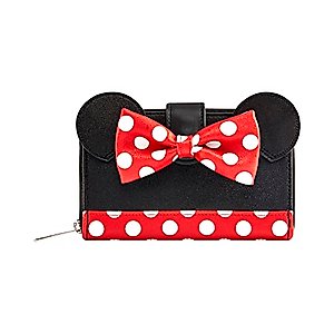 Loungefly Wallet Disney: Minnie Mouse Bow Ear Wallet, Amazon Exclusive