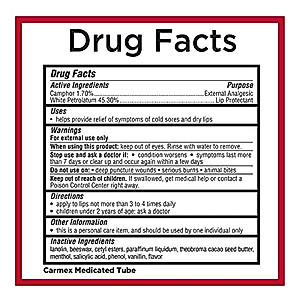 Carmex Medicated Lip Balm Sticks, Lip Moisturizer for Dry, Chapped Lips, 0.15oz, 3 Count (2 Packs) plus 1 Count Carmex Lip Balm Tube, 0.35oz