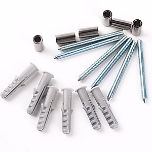 Hardware Set for Flaoting House Numebrs, House Numbers Screws for Outside, Screw Set for Modern and Sleek Floating Address Numbers, Mounting System Parts