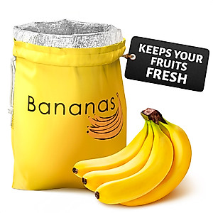 Banana Bag Yellow Products Bag - Fruit and Vegetable Storage Magic Bag Fruit Organizer for Refrigerator Reusable Grocery Bags - Washable Storage Bag Potato Sack Reusable Food Saver Bags Seed Sack Bags