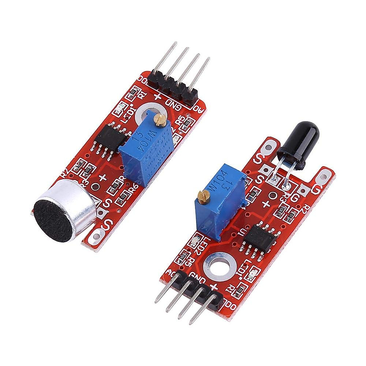 37 in 1 Sensor Modules Kit,Electronic Components kit,detect Temperature, Humidity, Sound, Light, Infrared, Motion,for MCU Education User with Box