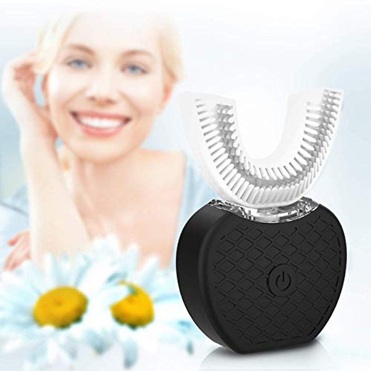 Automatic Sonic Teeth Whitening With Nano Cold Light,New 2-in-1Professional Kit for White Teeth, IPX7 Waterproof Portable Toothbrush