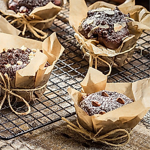 Koogel 120 Sheets Kraft Tissue Paper Bulk, Tissue Paper Gift Wrapping 14 x 20 Inch Brown Rustic Art Paper for DIY Project Birthday Holiday Crafts Decor Acid Free