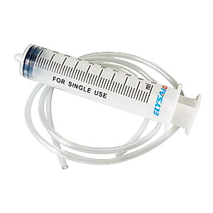 ELYSAID Reusable Large Plastic 100ml Syringe with 120cm (47in) Handy Plastic Tubing