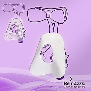 RemZzzs Nasal Cpap Mask Liners (10A-NXK) - Reduce Noisy Air Leaks and Painful Blisters - Cpap Supplies and Accessories - Compatible with Resmed and Fisher Paykel