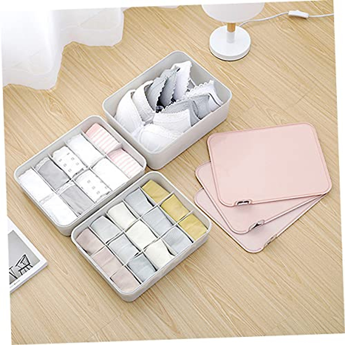 DOITOOL 1pc 15 Clothing Drawers Lingerie Stockings Underwear Drawer Closet Underwear Organizer Socks Drawer Organizer Socks Storage Organizer Socks Organizer Socks Storage Case Storage Box