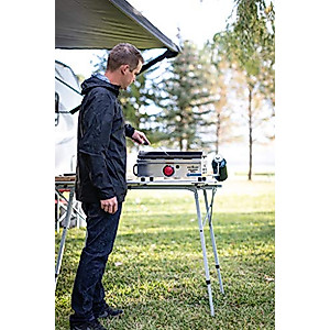 Camp Chef Versatop Portable Flat Top Grill 250 and Griddle (FTG250) - Compatible with Camp Chef 14" Accessories