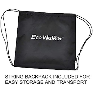 Eco Walker Court Lines Marker Kit Throw Down Markers Create Your Own Mini Pickleball Tennis Court (RED-Yellow)