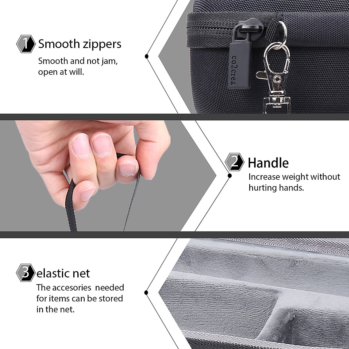 co2CREA Hard Case replacement for Multigroom Trimmer Series 3000/5000 / 7000 Mens Grooming Kit MG3750 MG5750/49 MG7750/49