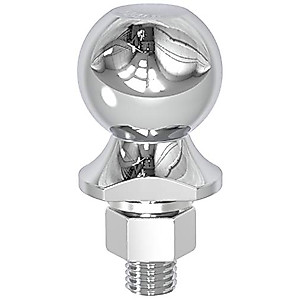 BIG RED ATRLY2002R Torin 2" Diameter Trailer Hitch Ball: 3 Ton (6,000 lb) Capacity