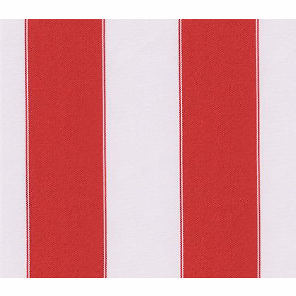 Indoor/Outdoor Waterproof Fabric Bordered Deck Stripe RED White / 60" Wide / ...