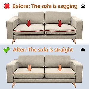 MAXTID Two Seat Cushion Support Saver 44" x 17" Furniture Cushion Support Insert for Couch Pillows Sofa Cushion Support Board