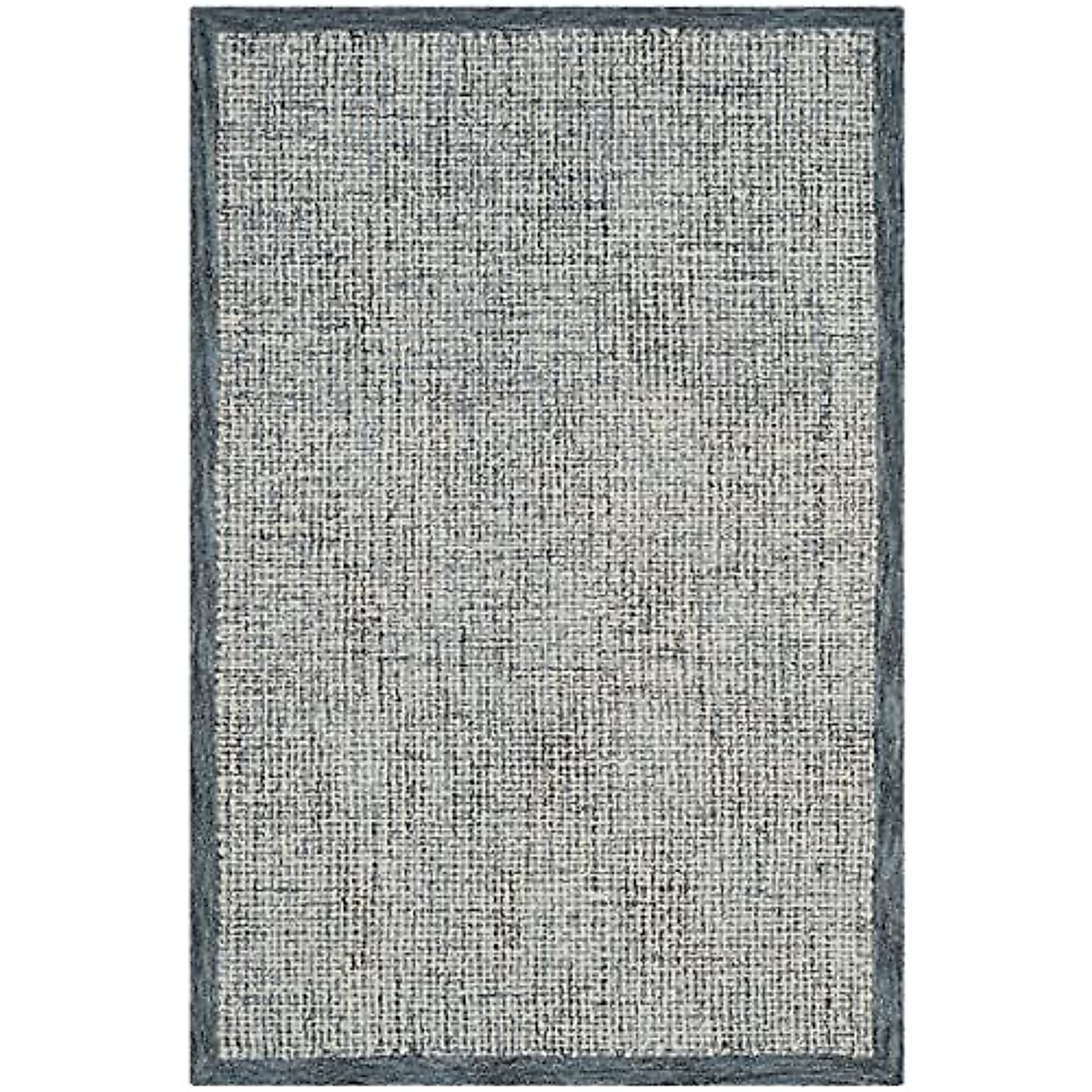 SAFAVIEH Abstract Collection 2' x 3' Navy/Ivory ABT220C Handmade Wool Entryway Living Room Foyer Bedroom Accent Rug