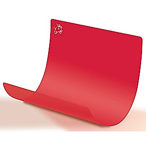 Extra Thick Flexible Plastic Cutting Board Mats, Set of 4, Color Coded with Food Icons, Waffle Back Grip Underside by Better Kitchen Products