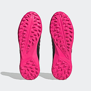 adidas Predator Match Unisex-Child Shin Guards Accuracy.3 Turf Black/White/Team Shock Pink 1