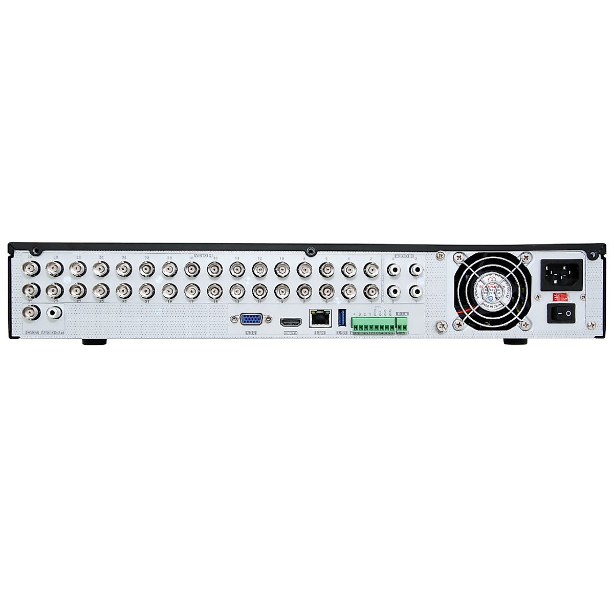 HDView 40CH: 32 Channel TVI/AHD/CVI960H Security DVR Up to 5MP Cameras and 8 Channel NVR Up to 5MP IP Cameras, Surge Protection, COC, Commercial Grade, P2P, Smart Intelligent Analytics (No HDD)