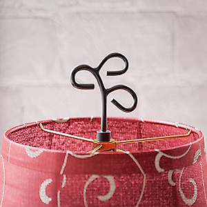 Kenroy Home 31381BRZ Richardson Floor Lamp with Bronze Finish, Casual Style, 61" Height, 17" Width, 17" Depth