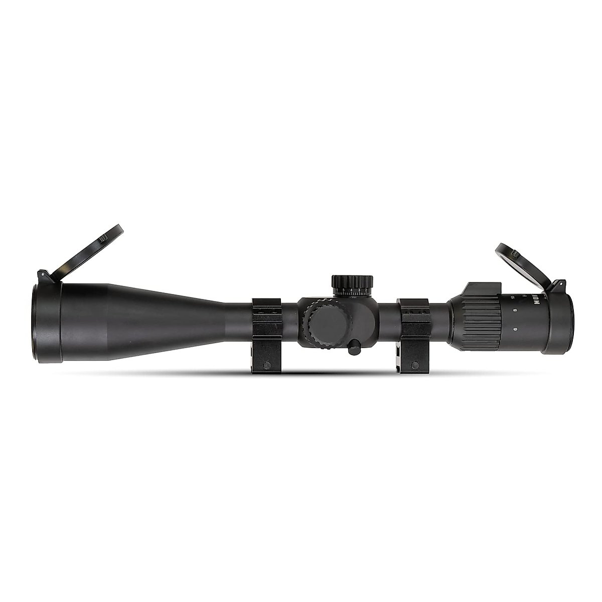 Monstrum G2 6-24x50 First Focal Plane FFP Rifle Scope with Illuminated Rangefinder Reticle and Parallax Adjustment | Black