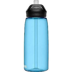CamelBak eddy+ BPA Free Water Bottle, 32 Oz, True Blue, 1L