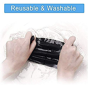 Simpli-Magic Reusable Face Mask, One Size (Pack of 20), Black/White, 20 Pack