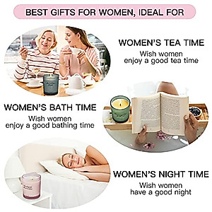 3 Pack Candles, Sage Candles for Home Scented, 36 OZ Aromatherapy Candles Gifts for Women, 210 Hour Long Lasting Jar Candles for Mothers Day Gifts Birthday Mom Thanksgiving Day Present