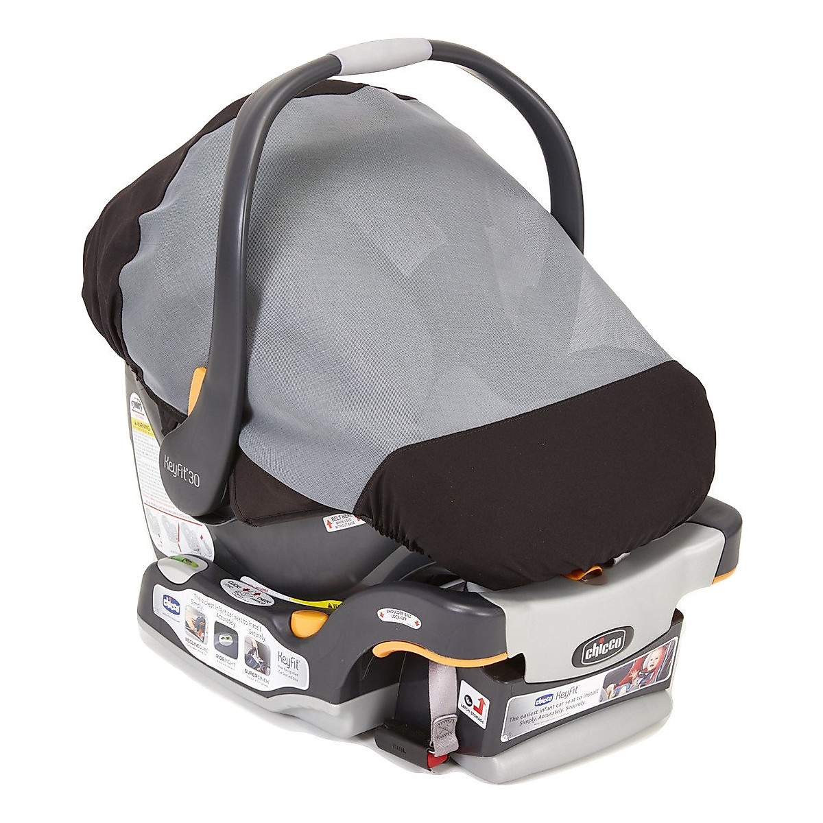 Sashas See Me See You Series Sun Wind and Insect Cover for Chicco KeyFit 30 Infant Car Seat