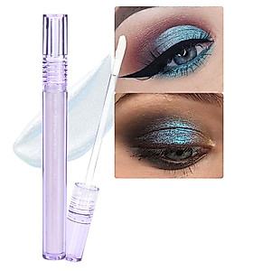 AMY'S DIARY 8 Colors Liquid Shimmer Eye Shadow Kit - Sparkling Metallic High Pigmented Glitter Eye Shadow, Quick Drying Long Lasting Creates Dimensional Beauty Eye Looks