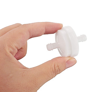 Mudder 3 Pieces 1/4 Inch ID Inline Gas Replacement Fuel Filter Compatible with 394358 4112 5098H 5098K AM38708 Lawn Mower Parts