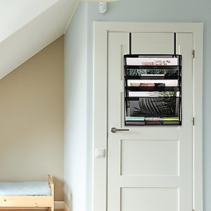 EASEPRES Hanging Organizer Cubicle File Holder - Wall Mount Storage, Office Cubical Accessories