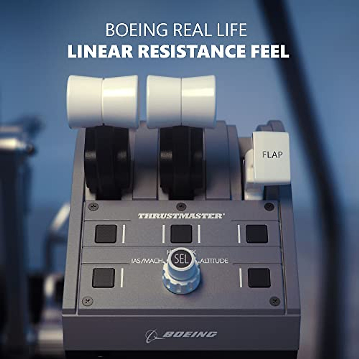 ThrustMaster TCA Yoke Pack Boeing Edition - Officially Licensed by Boeing for Xbox Series X|S/Xbox One/PC