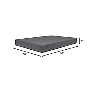 Dreamfoam Bedding Chill 6" Gel Memory Foam Mattress, Queen- Made in Arizona