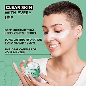 Fortify Skincare 9-in-1 Anti-Aging Facial Moisturizer with Collagen, Hyaluronic Acid & Aloe - Korean Skin Care for Hydrating & Nourishing, Derm-Tested - Fragrance & Alcohol-Free - 50ML/1.7Fl.Oz