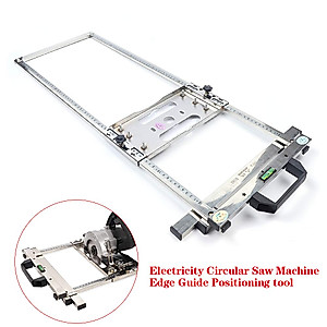 Edge Guide Positioning Cutting Board Tool Electricity Circular Saw Trimmer Machine Stainless Steel Edge Guide Positioning Cutting Board Multi-function Electricity Circular Saw Trimmer Machine