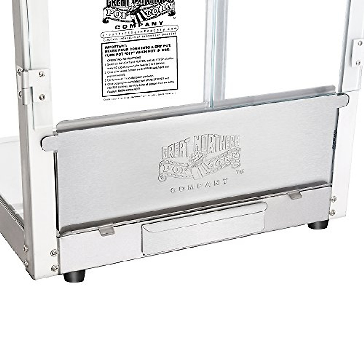 6010 Great Northern Red 8oz Roosevelt Antique Countertop Style Popcorn Popper Machine