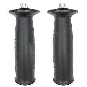 XMHF 12mm Dia Thread Plastic Angle Grinder Sander Handle Tool Black 2Pcs